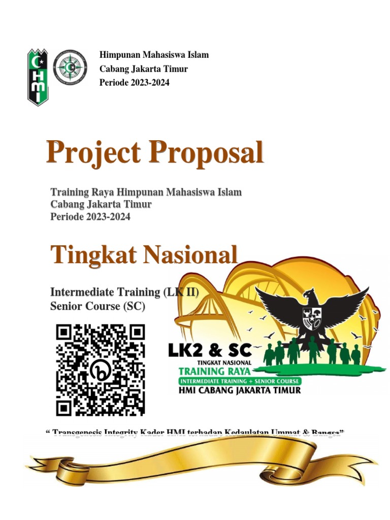 Proposal Training Raya HMI Cabang Jakarta Timur | PDF