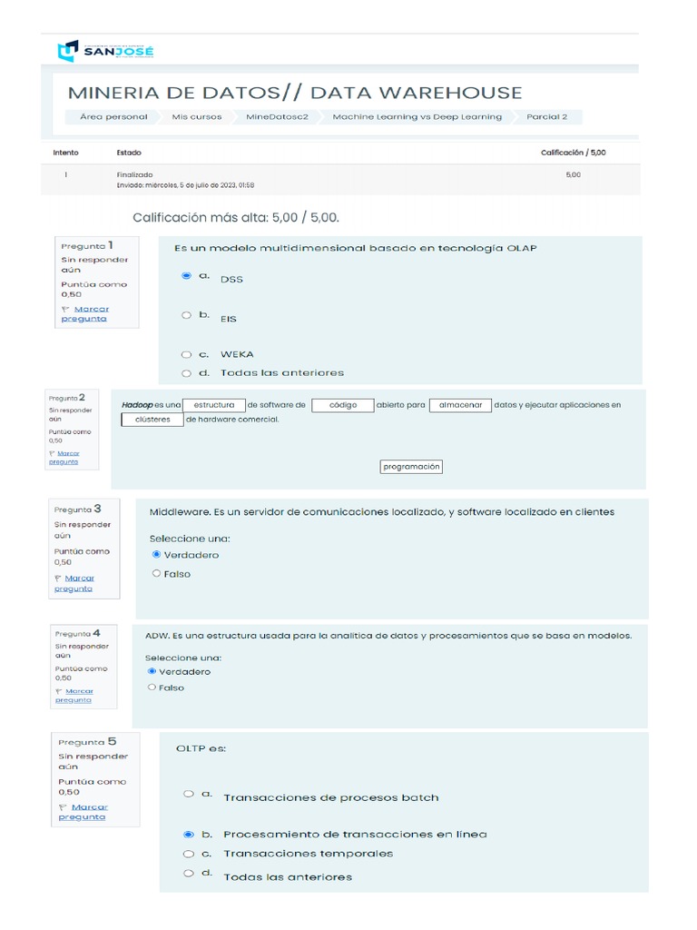 P2 Data Warehouse 5.0 CC | PDF
