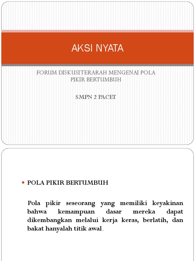 Asesmen Aksi Nyata pmm | PDF