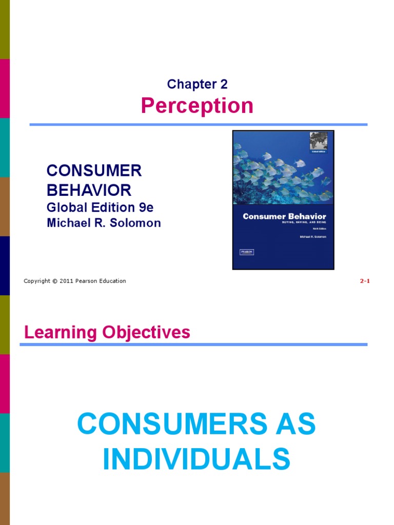 Customer Behaviour Chapter 02 Pdf Senses Perception