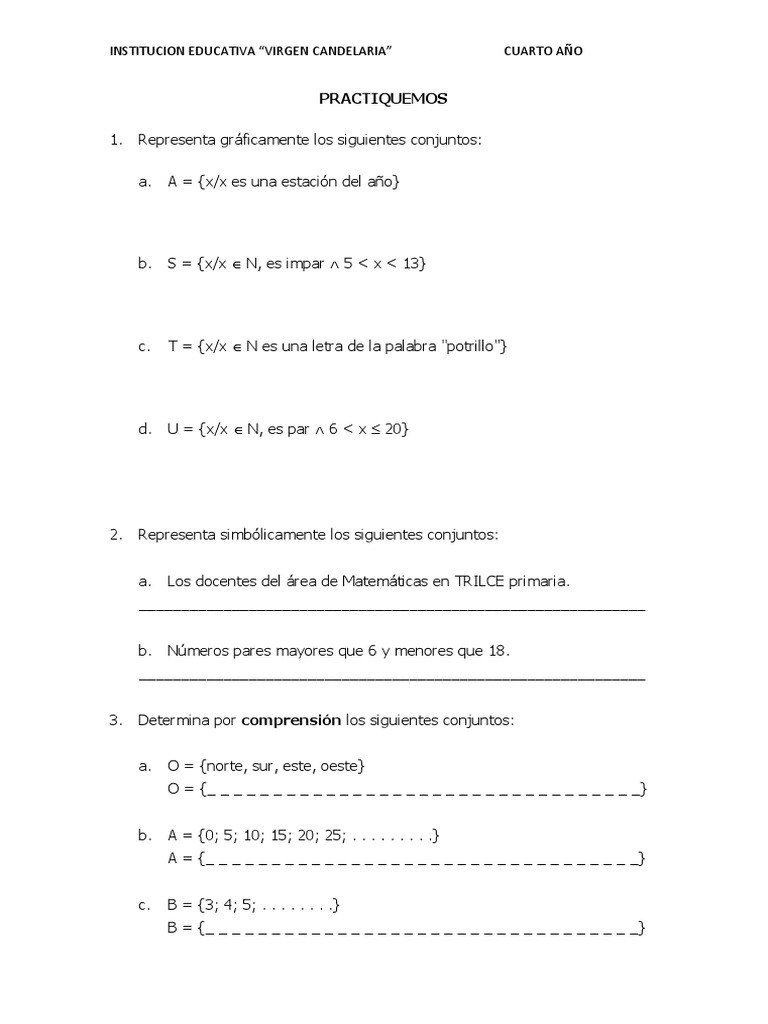 Practiquemos-Cuarto Primaria | PDF