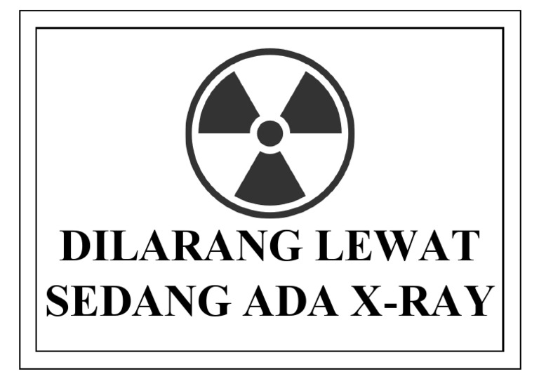 Simbol Peringatan X-ray | PDF