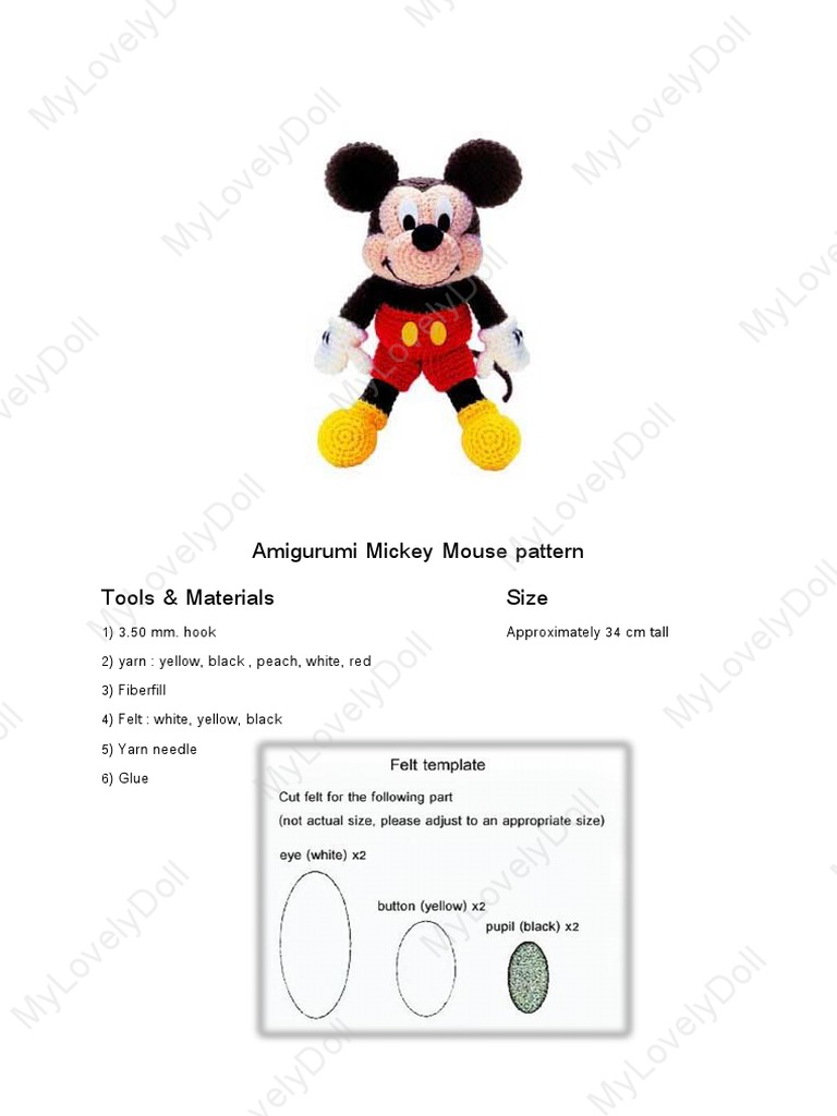 Mickey Mouse Pattern | PDF