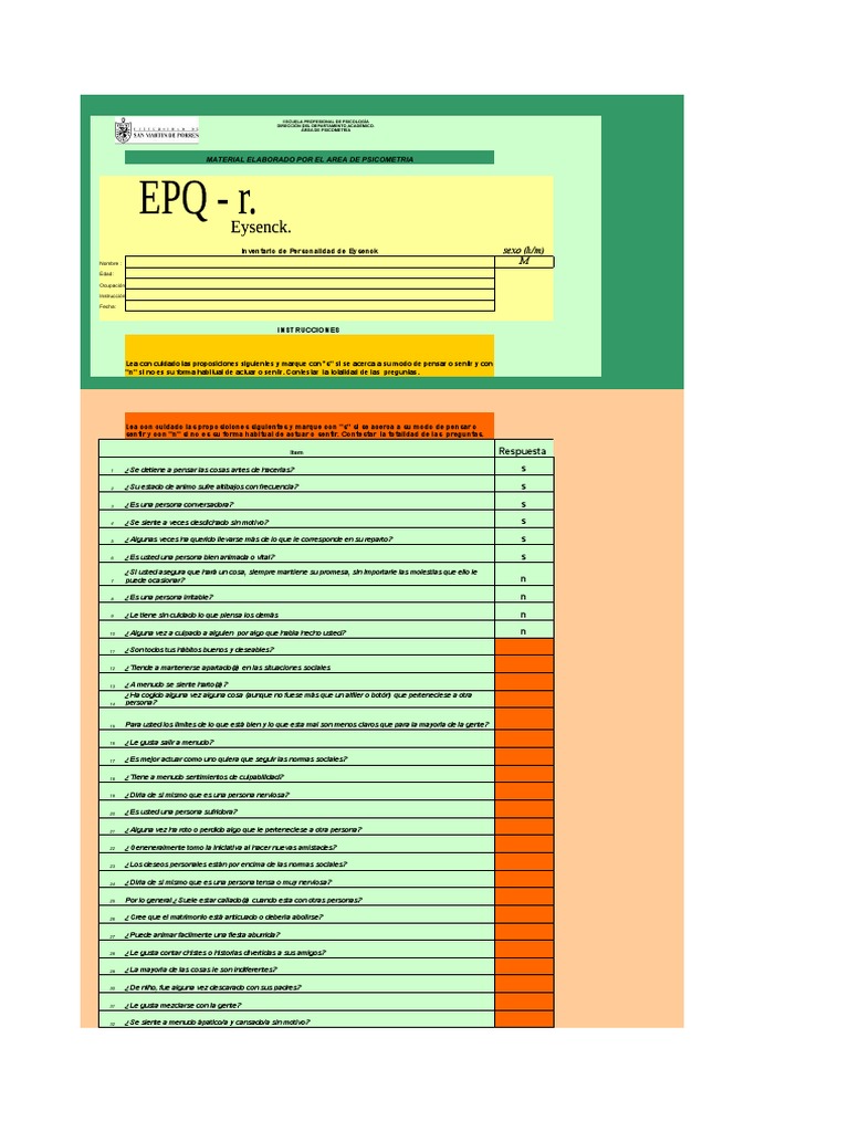 Epq EXCEL | PDF