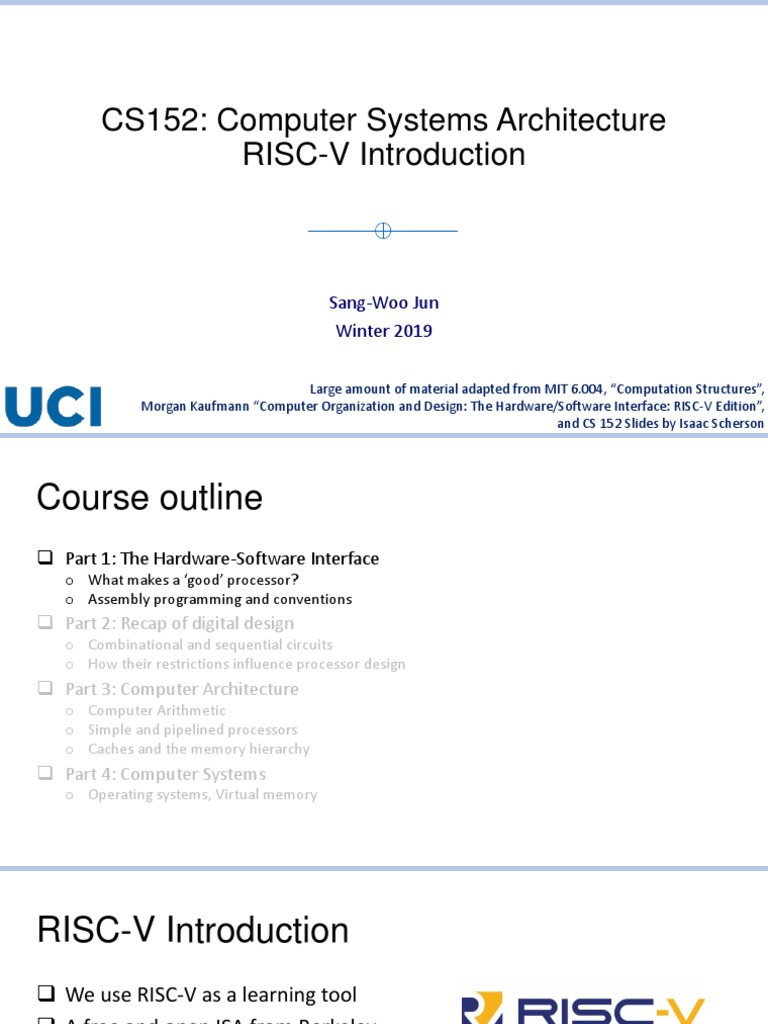 Lec3 - RISC-V Assembly | Download Free PDF | Central Processing Unit | Bit