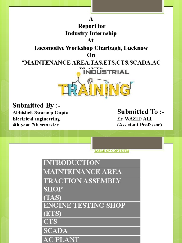 Industrial Traning | Download Free PDF | Locomotives | Brake