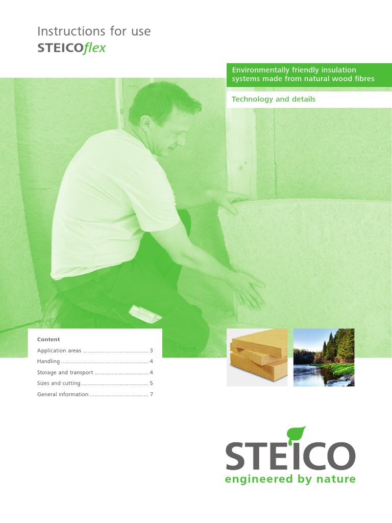STEICO Handling Instructions Flex en I | PDF | Forest Stewardship Council | Building Insulation