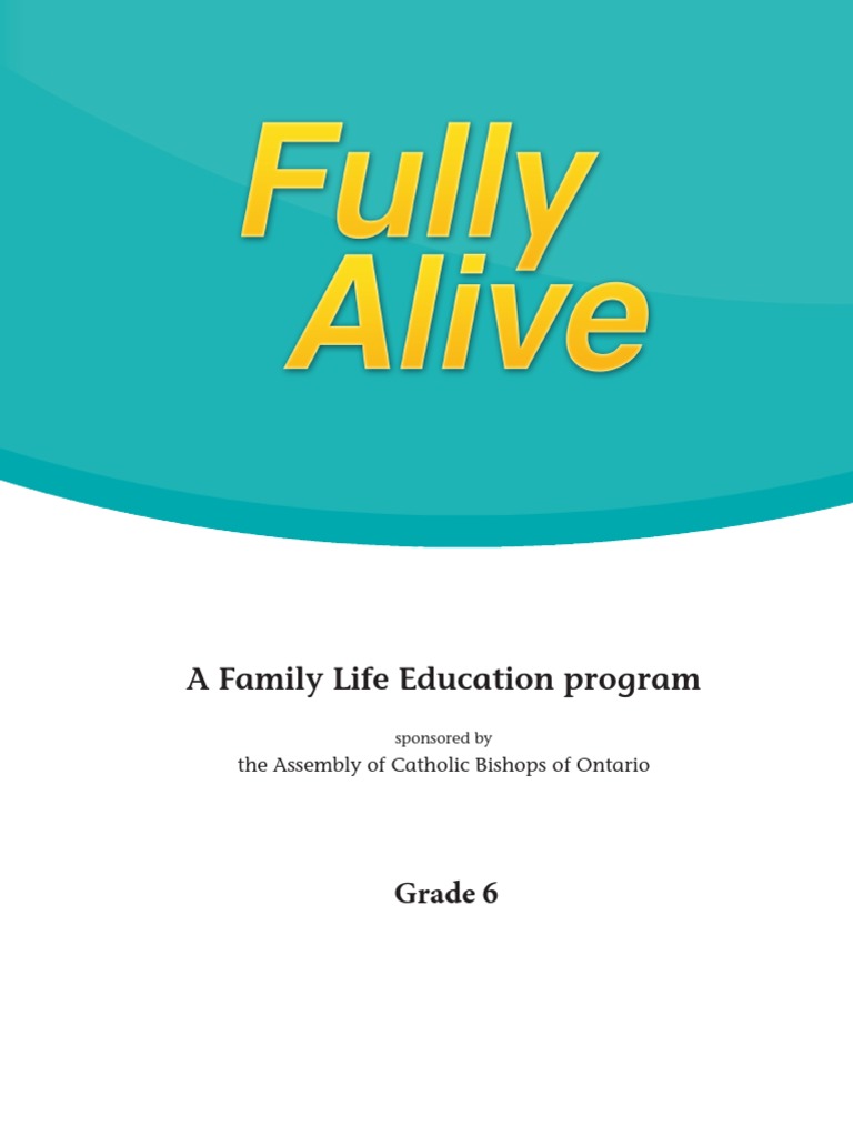 Fully Alive Grade 6 Student Resource | PDF