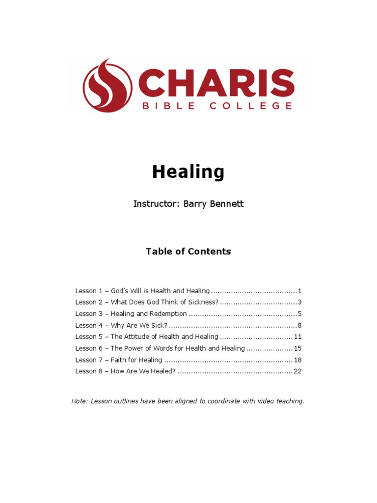 Healing | PDF | Faith Healing | Jesus