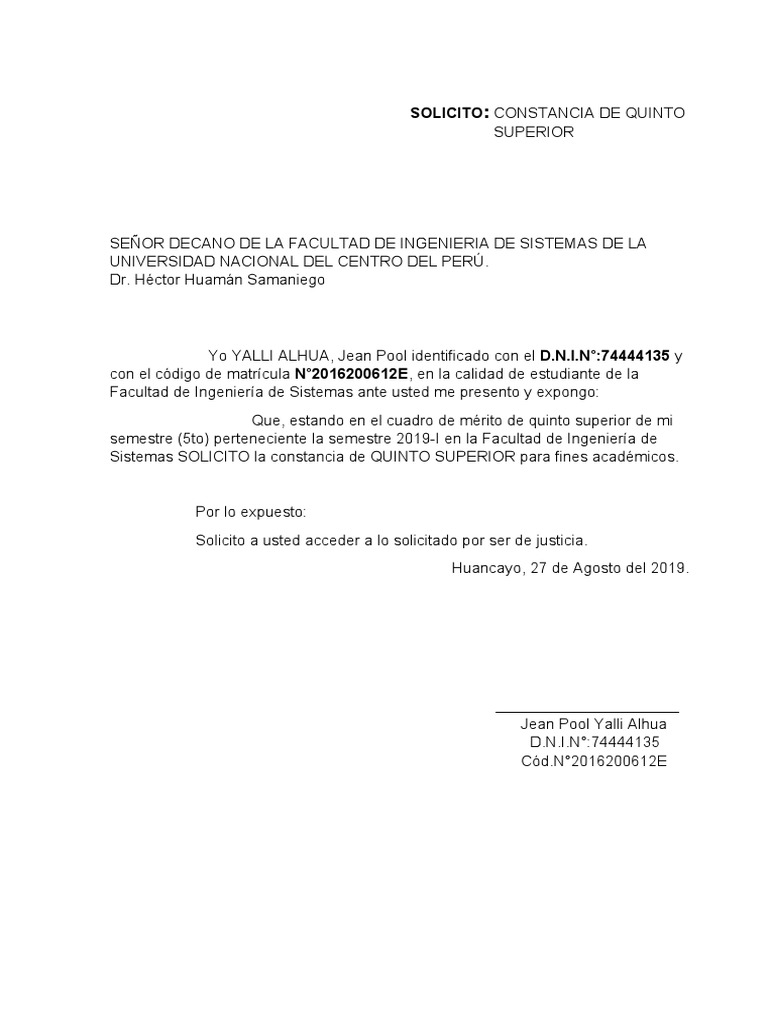 Quinto Superior | PDF