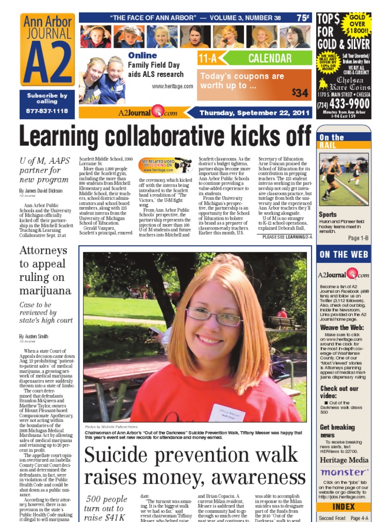 A2 Journal Front Page | PDF | University Of Michigan | Appeal