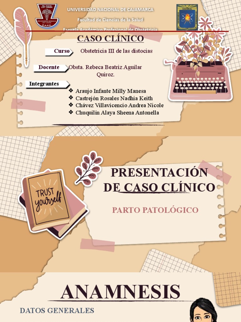 Caso clínico-PARTO PATOLÓGICO | PDF | Parto | El embarazo Caso clínico-PARTO PATOLÓGICO | PDF | Parto | El embarazo