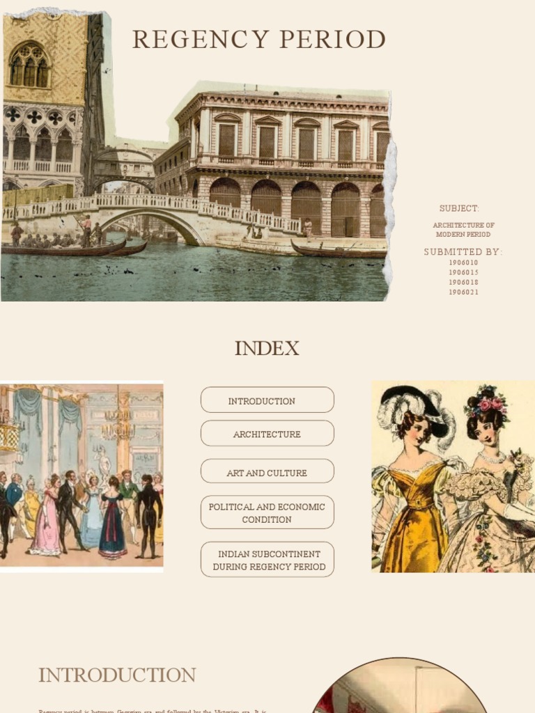 Regency Period | PDF