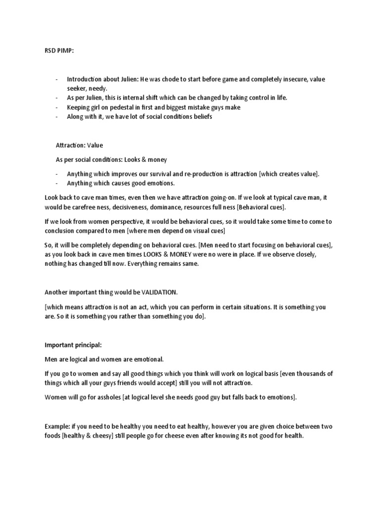 RSD Pimp | PDF