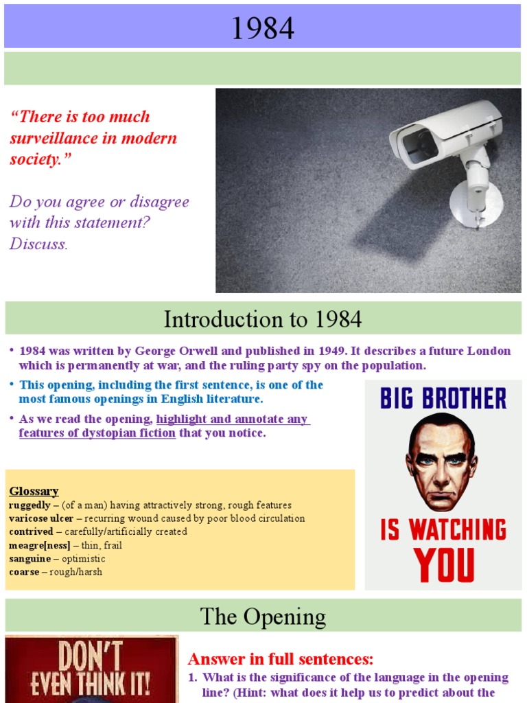 L2 1984 Introduction | PDF