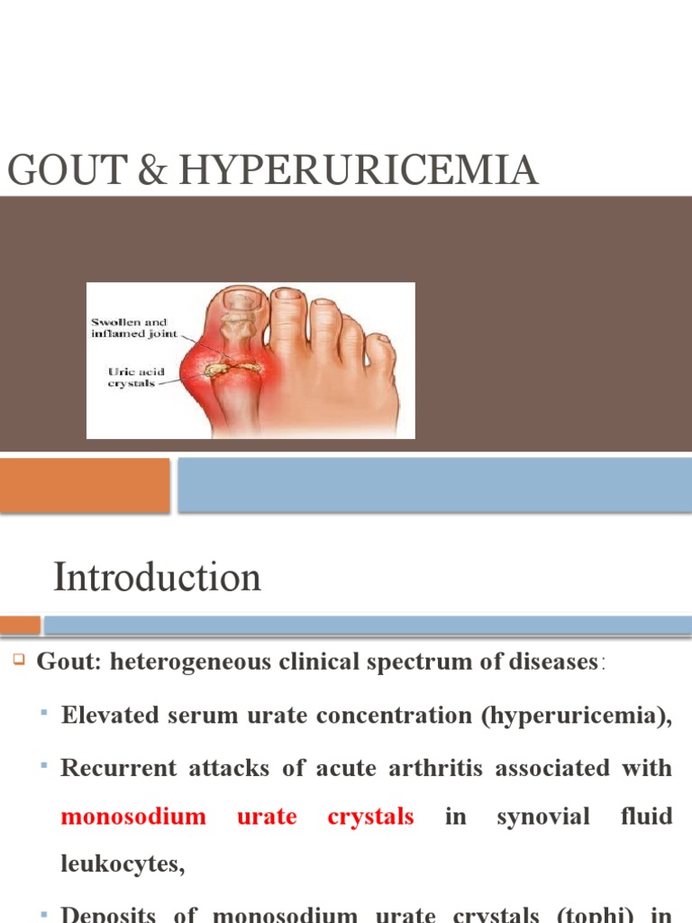 Gout and Hyperuricemia | PDF | Gout | Causes Of Death