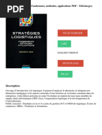 Cours Initiation | PDF | Logistique | Business