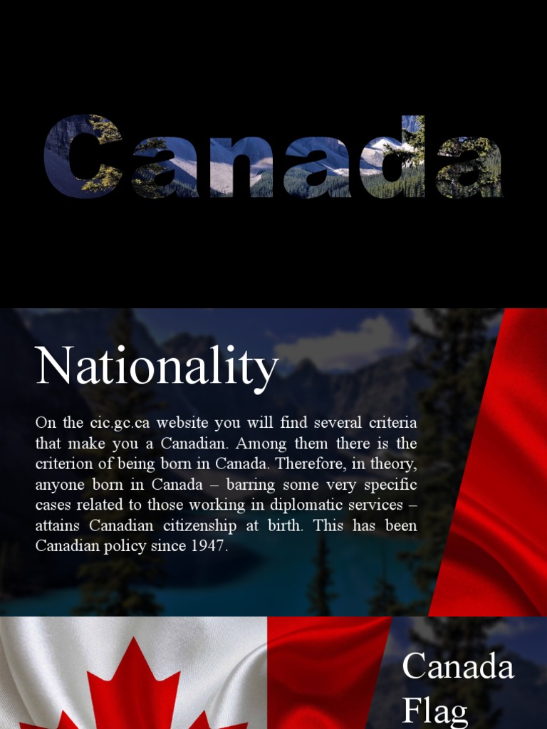 Apresentação - Canadá (inglês) | PDF | Dances | Canada