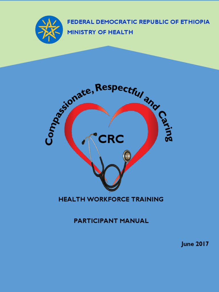 19 National CRC Training Participant Manual June, 2017 | PDF