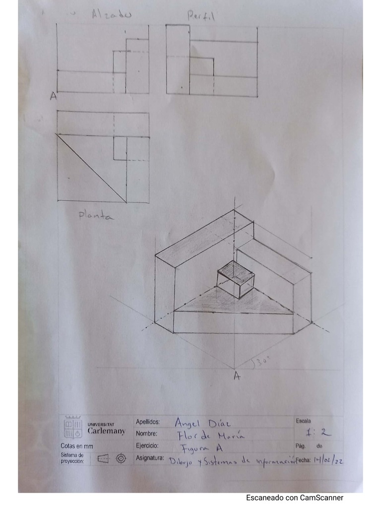 Dibujo y Sistemas de Información - Practica A | PDF