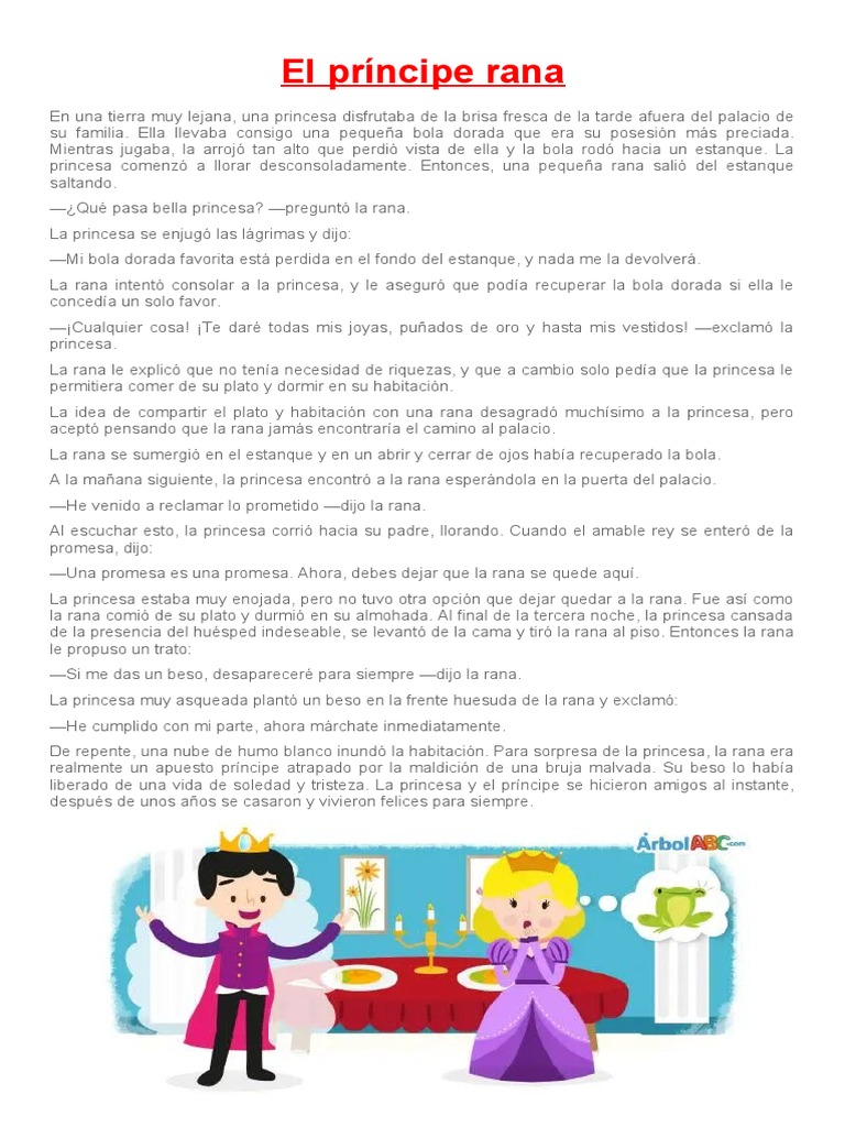 El Príncipe Rana (Cuento) | PDF