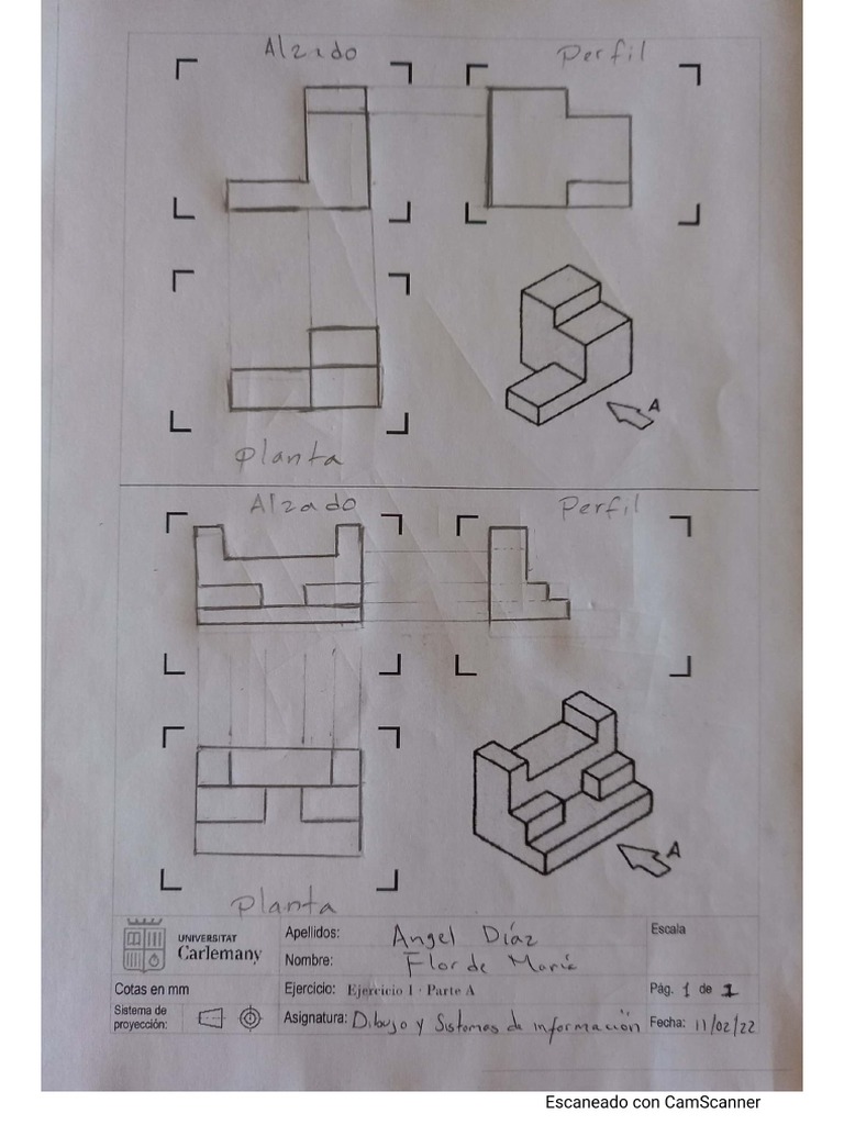 Dibujo y Sistemas Ej1 Solucion | PDF