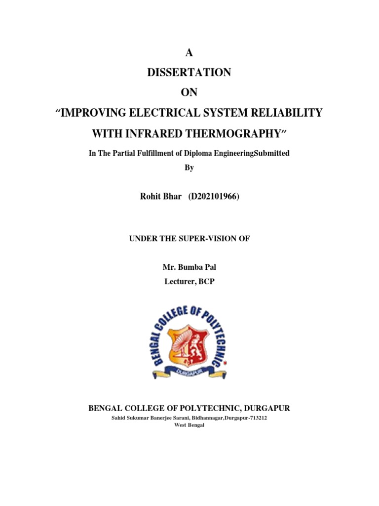 Improving Electrical System Reliability With Infrared Thermography | PDF | Electric Generator ...