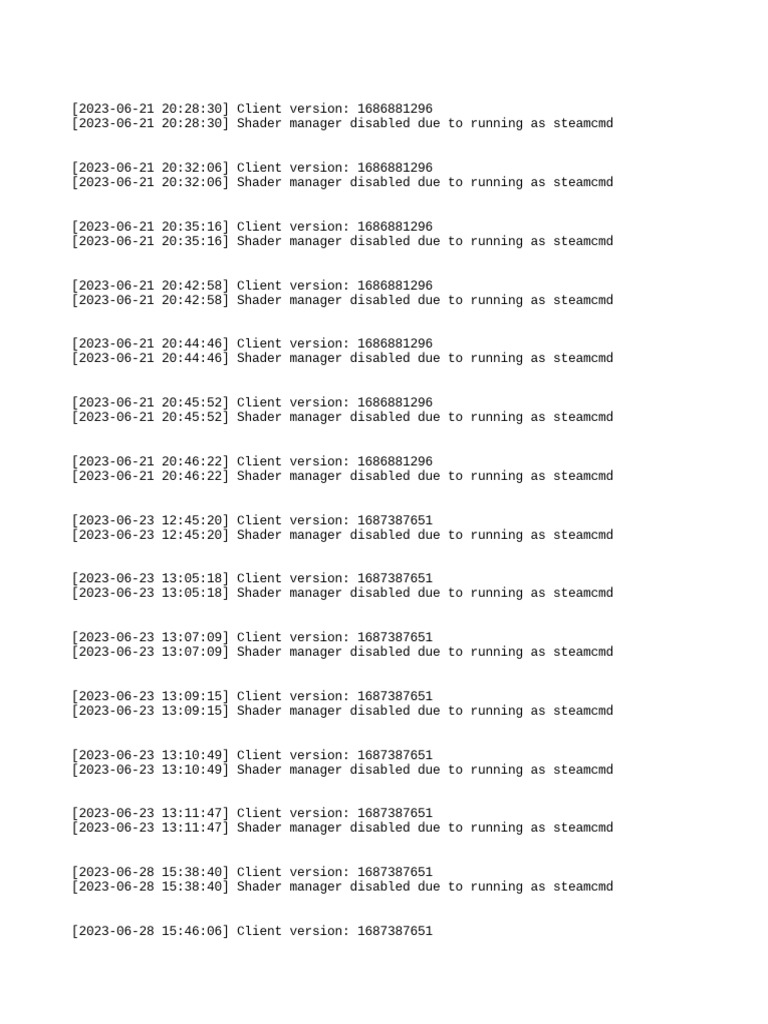 Shader Log Pdf
