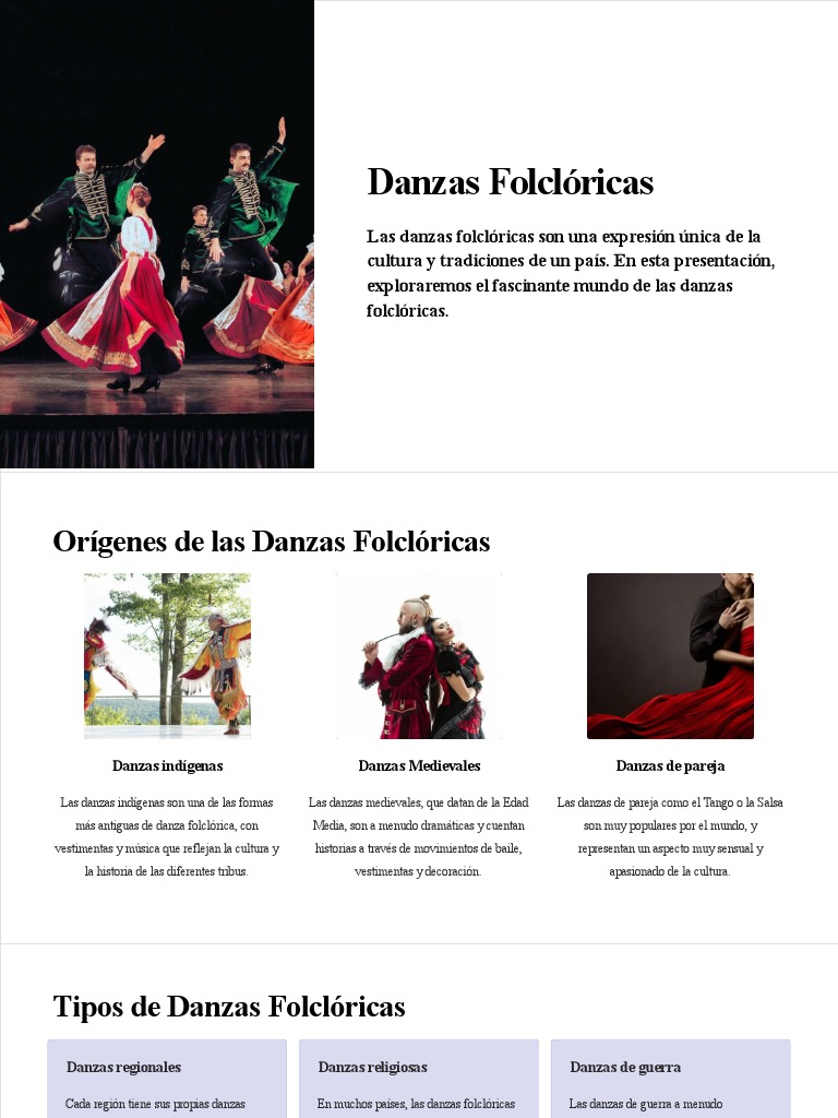Danzas Folcloricas | PDF | Bailes | Folklore