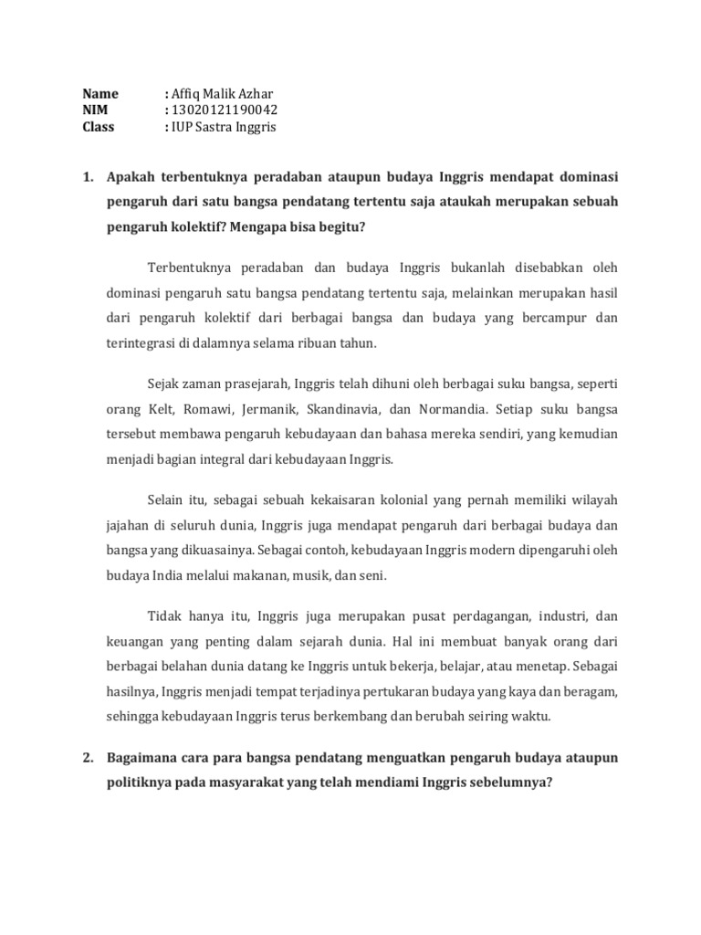 Affiq Malik Azhar - 13020121190042 | PDF