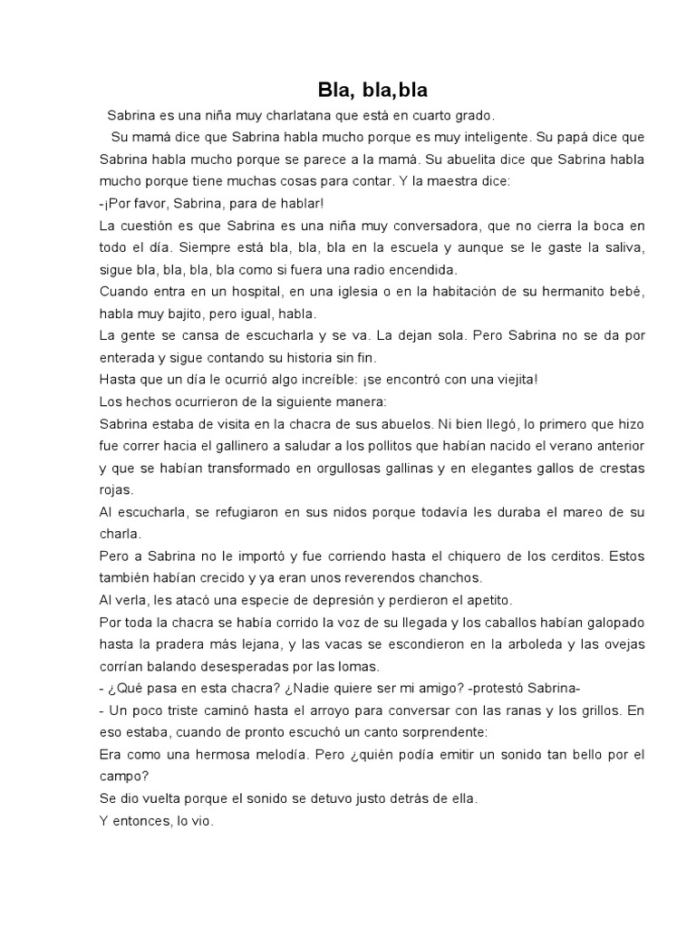 Bla - Bla - Bla | PDF