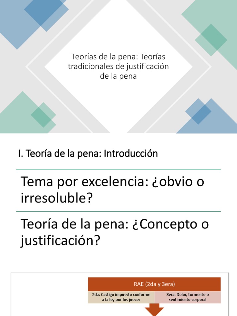 Teorías de La Pena | PDF | Derecho penal | Castigos