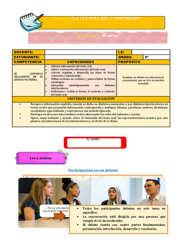 5° Act 5 Com Un 4 | PDF