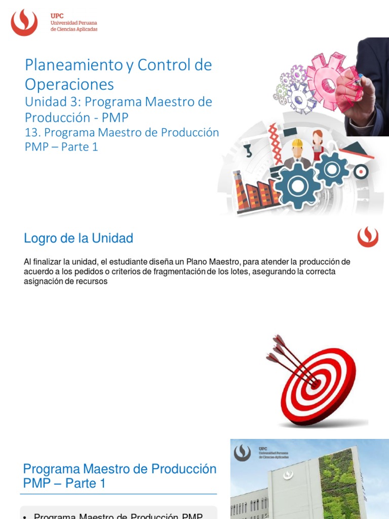 Programa Maestro de Producción - Parte 1 | PDF | Inventario | Planificación