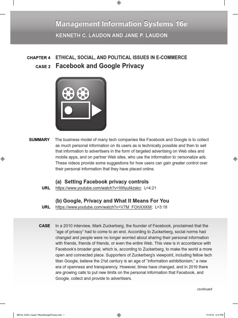 Facebook and Cambridge Analytica Case | PDF | Facebook | Internet Privacy