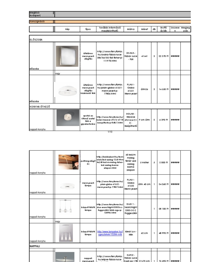 KONSZIG - Lampa - Besz - Krist of | PDF