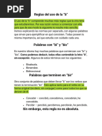 Uso de La "B" y "V": Reglas, Ejemplos y Ejercicios Resueltos | PDF ...
