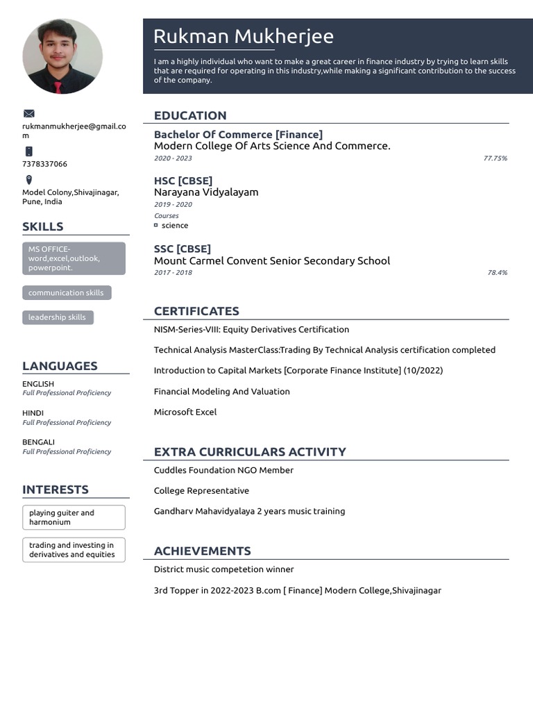 Rukman Mukherjee | PDF