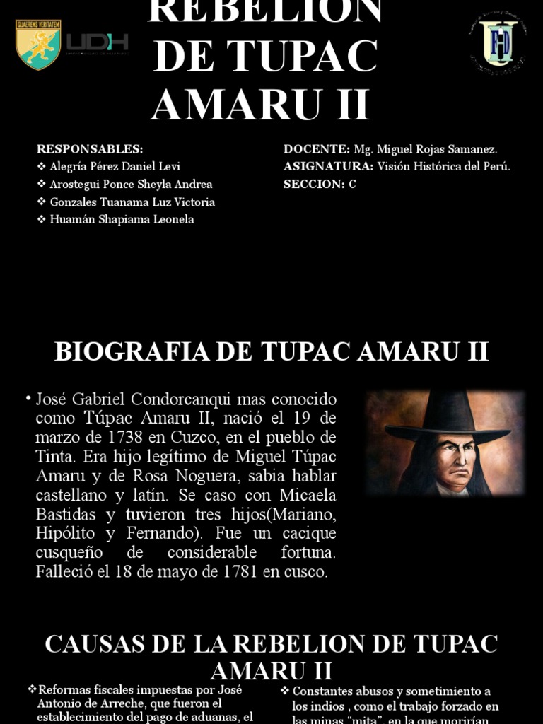 La Rebelion de Tupac Amaru II | PDF