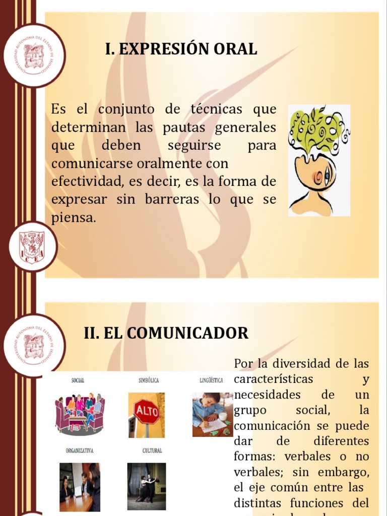 Sesión 04 - PPT Tecnicas de La Expresion Oral | PDF | Comunicación | Sonido