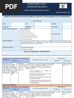 Formato PMC - Diagnostico 2023 - 2024 | PDF | Aprendizaje | Evaluación