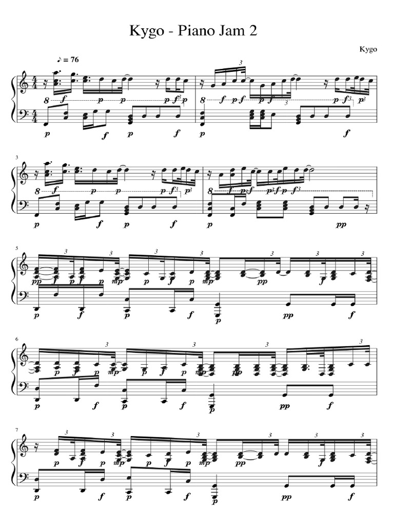 Kygo Piano Jam 2 | PDF