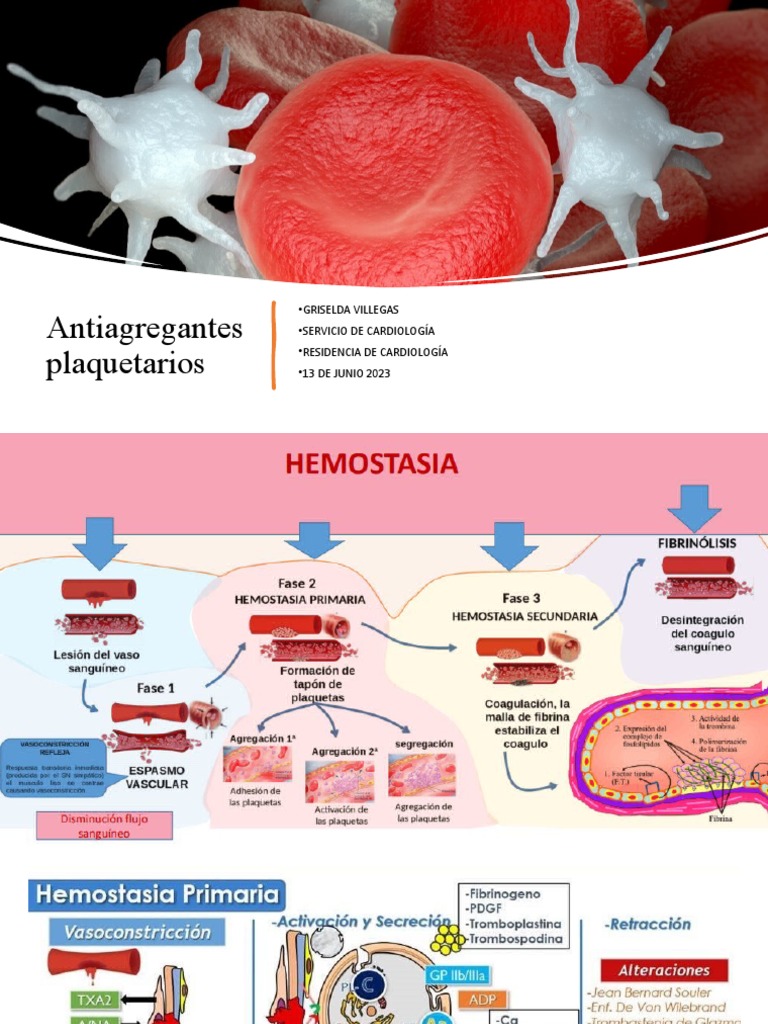 Antiagregantes Plaquetarios | PDF | Causas de la muerte | Enfermedades ...