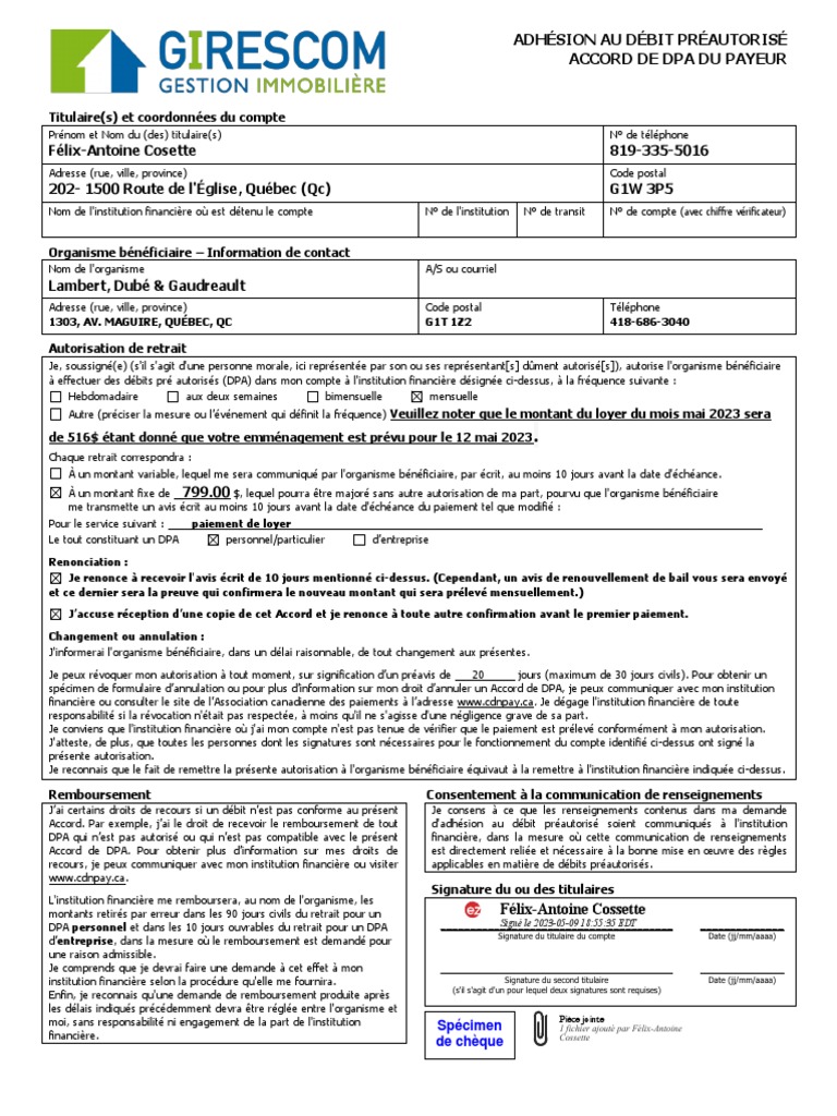Formulaire PPA 1500-202 | PDF