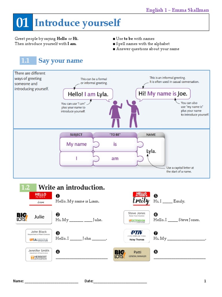 Folleto 1 ENG1 | PDF