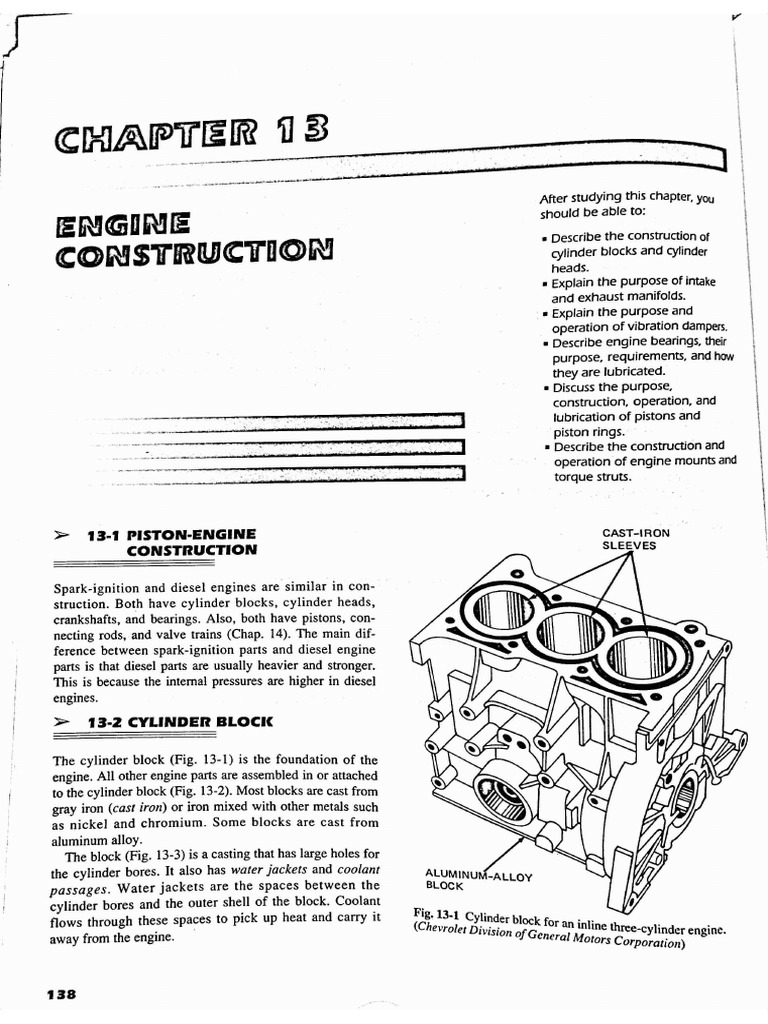 2 Engine Construction | PDF
