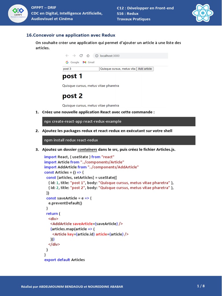 s16 Travaux Pratiques 631b2ffcdaa49 | PDF