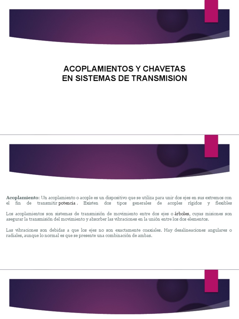 Acoplamientos y Chavetas | PDF | Acero | Ingeniería mecánica