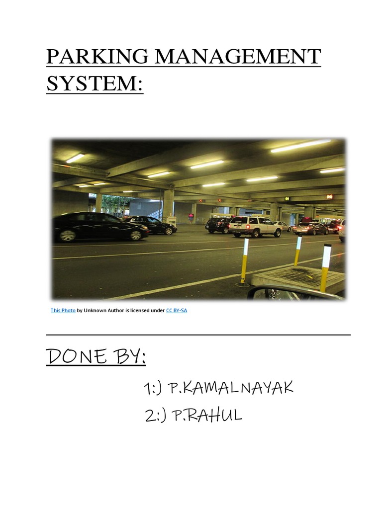 Parking Management System | PDF | Databases | Cursor (User Interface)