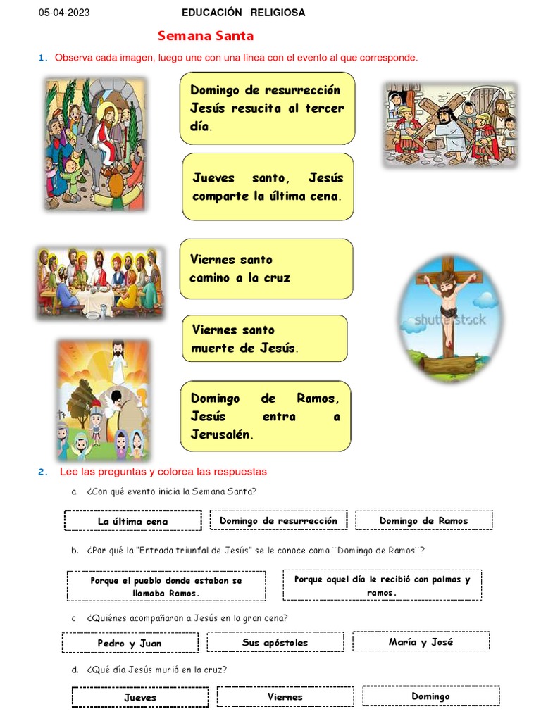 Religion Semana Santa | PDF